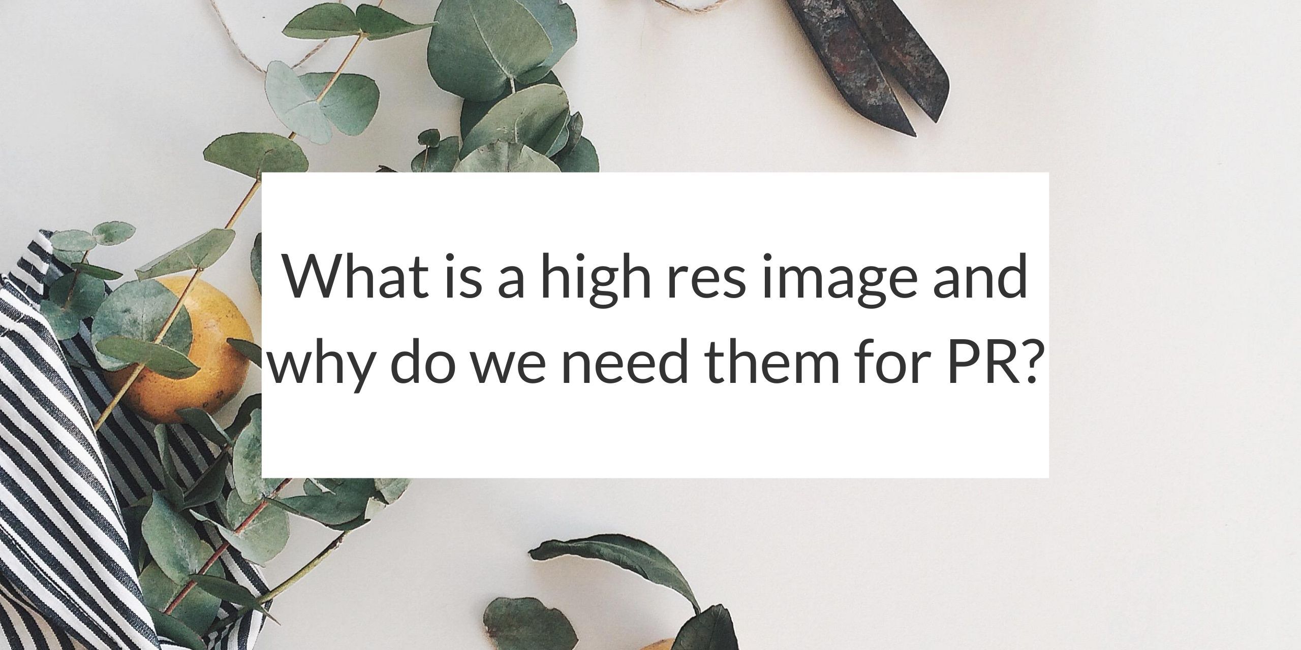 What is a high res image and why do we need them for PR? - Press Loft blog