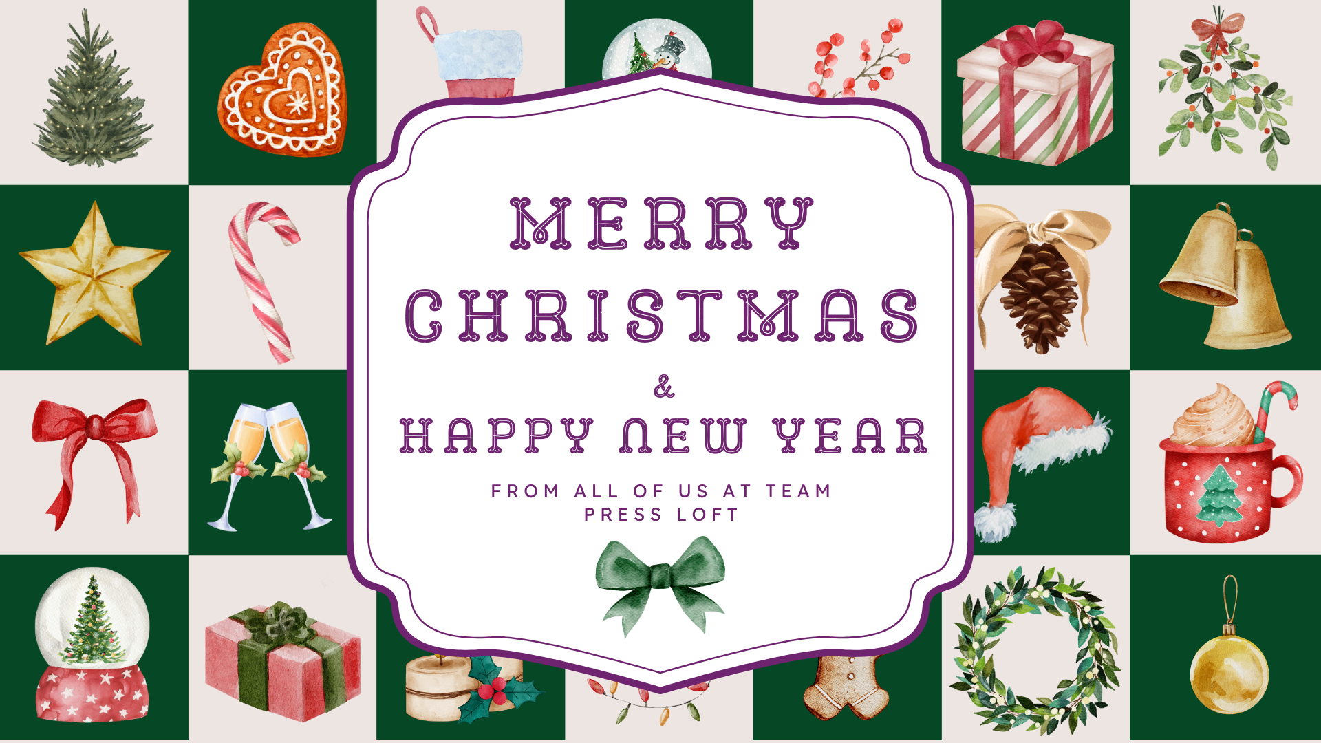 Merry Christmas from the Team at Press Loft